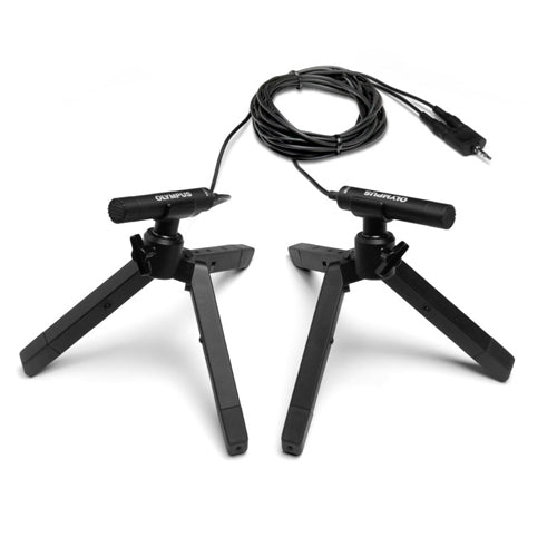 Olympus ME30W 2-Channel Professional Microphone Kit – HellerTek