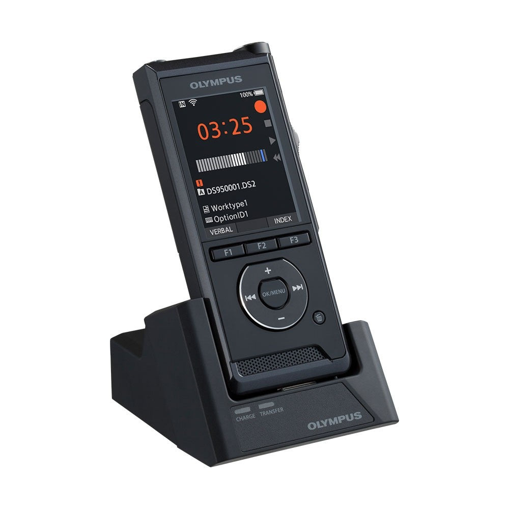 Olympus DS-9500 Professional Dictation Wi-Fi Recorder, Slide Switch fu – HellerTek